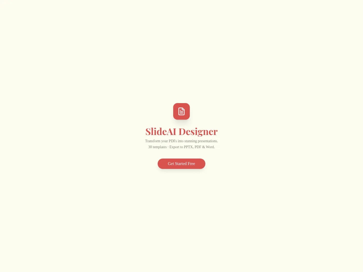 PDF to Slide Designer