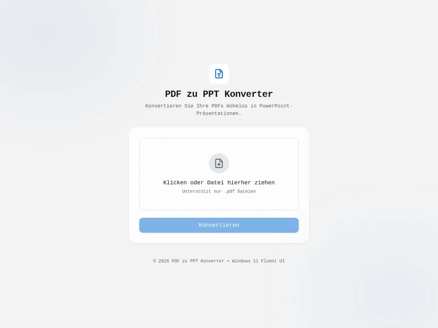 PDF to PPT Converter