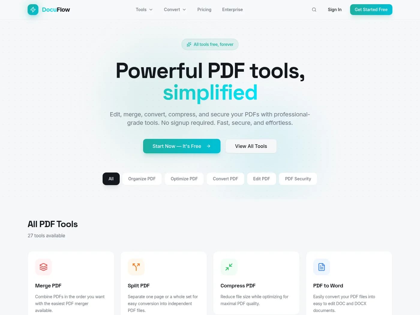 PDF Tools Clone
