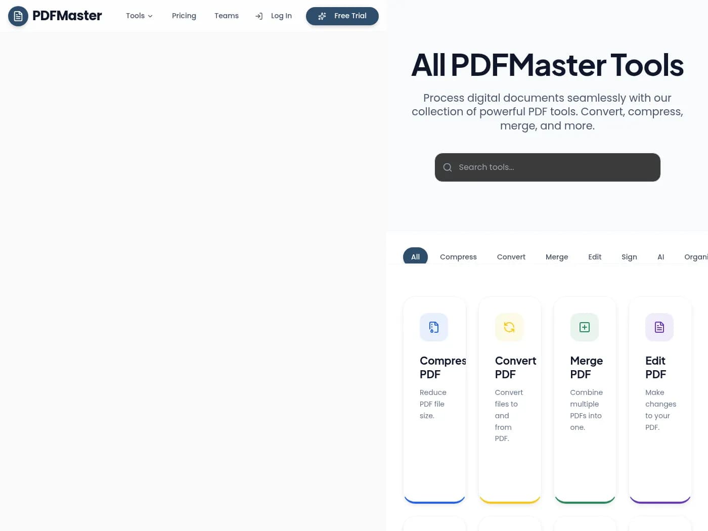 PDF Tools Clone