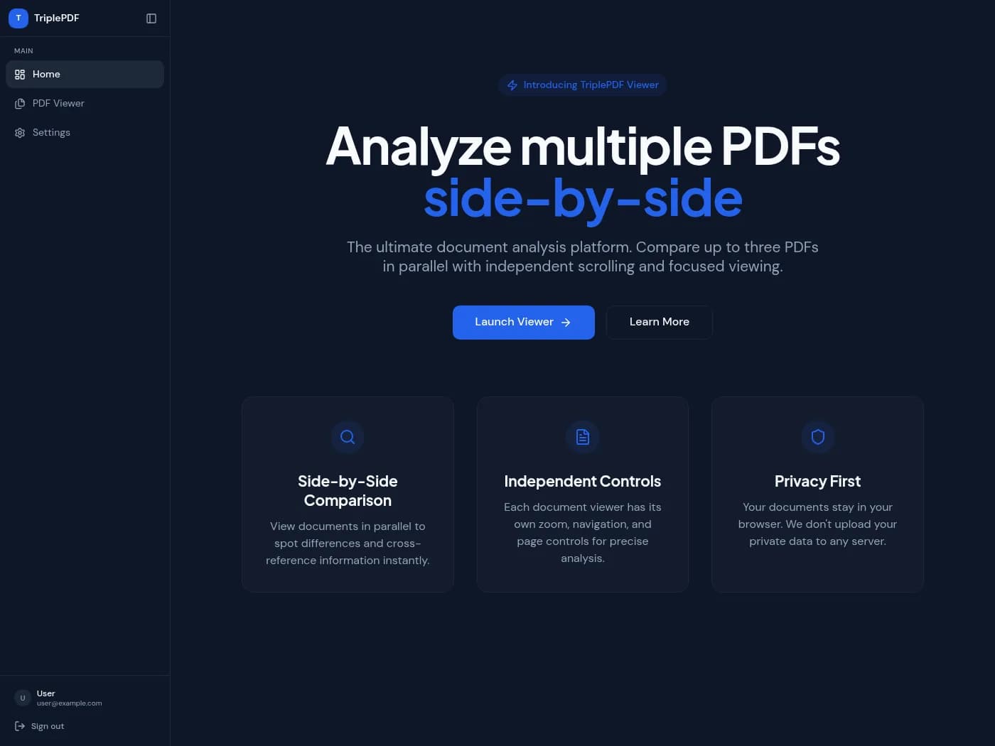 TriplePDF Viewer Site