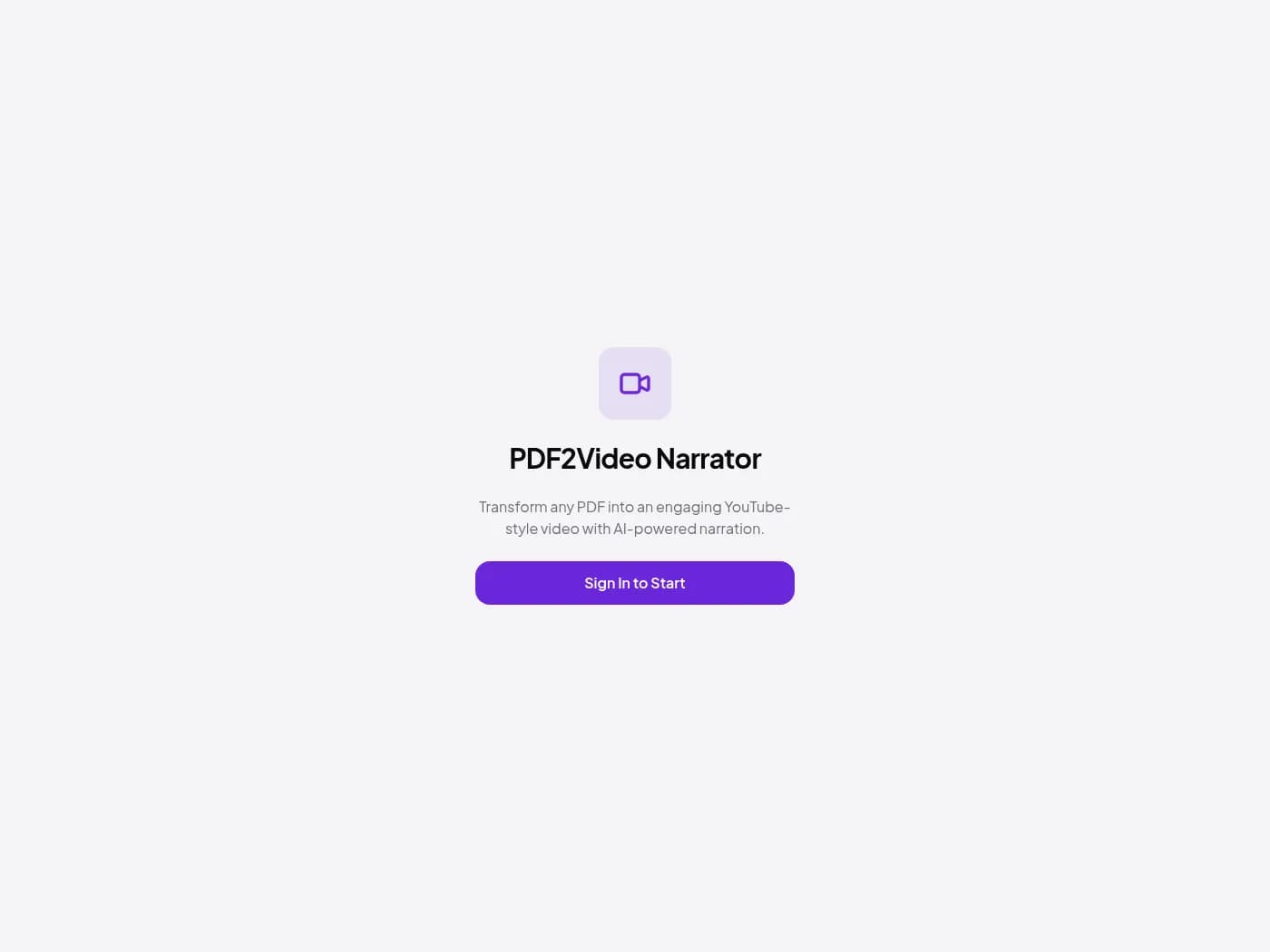 PDF2Video Narrator