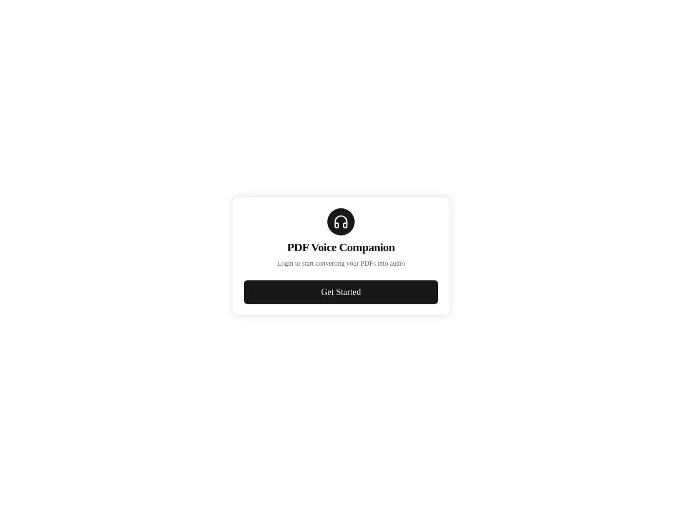 PDF Voice Companion