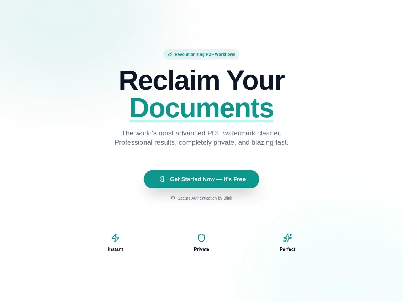 PDF Watermark Cleaner