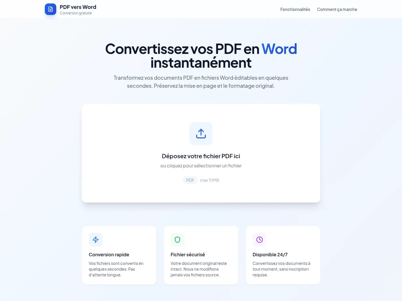 PDF to Word Converter