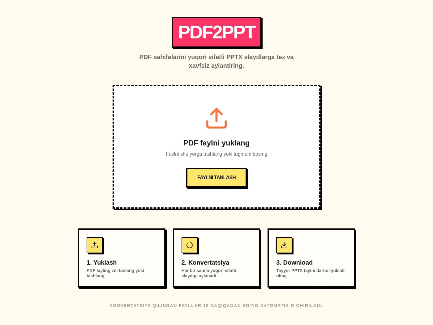 PDF2PPT Converter