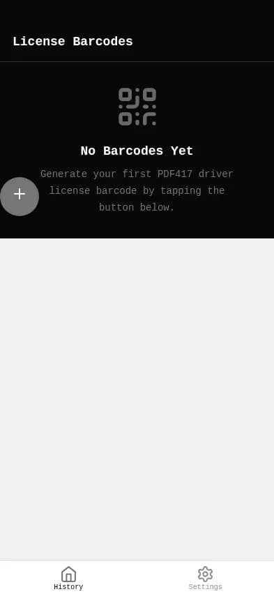 PDF417 License Barcode Maker