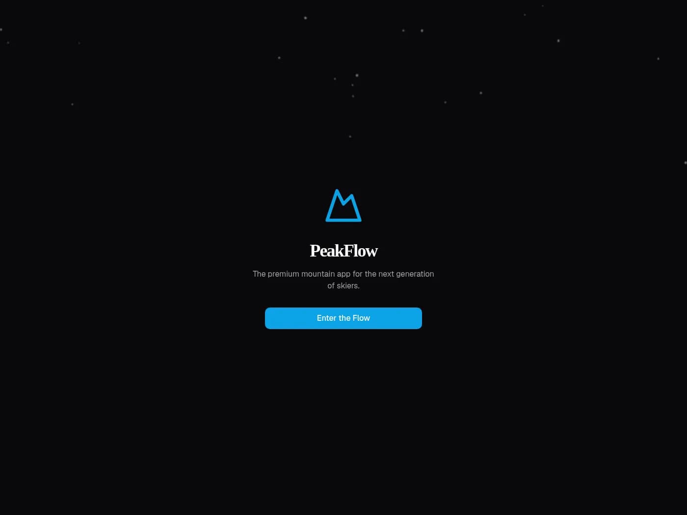 PeakFlow Ski App