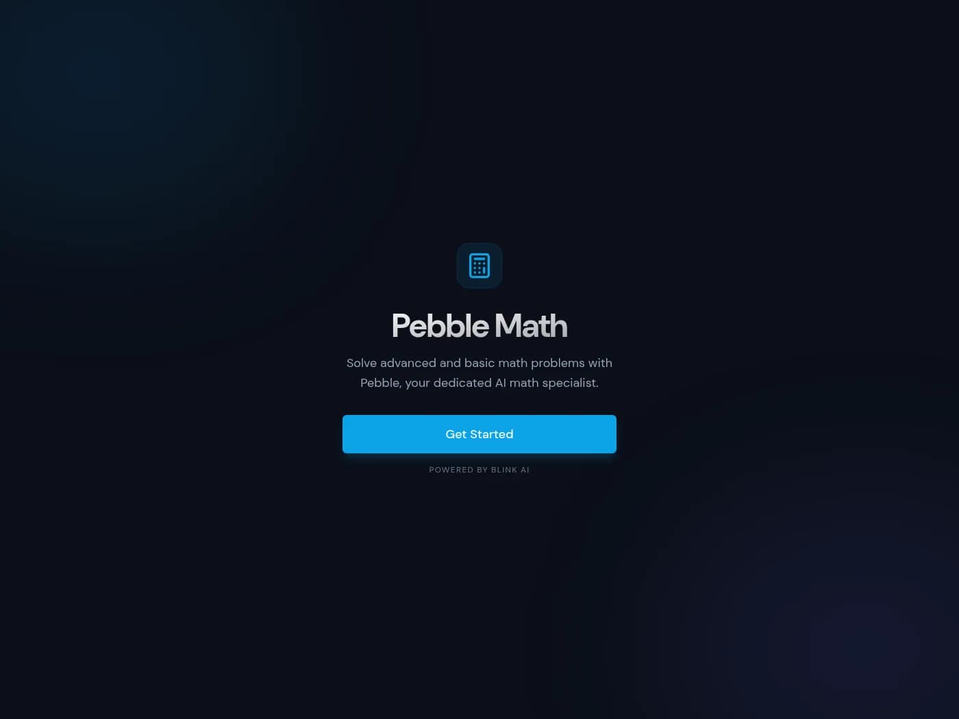 Pebble Math Chat