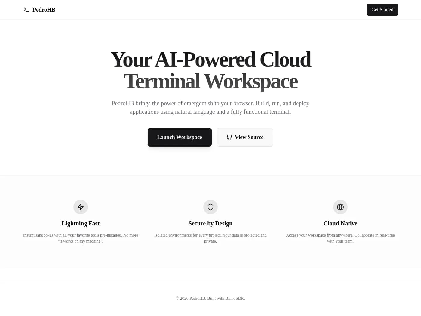 PedroHB Terminal Workspace