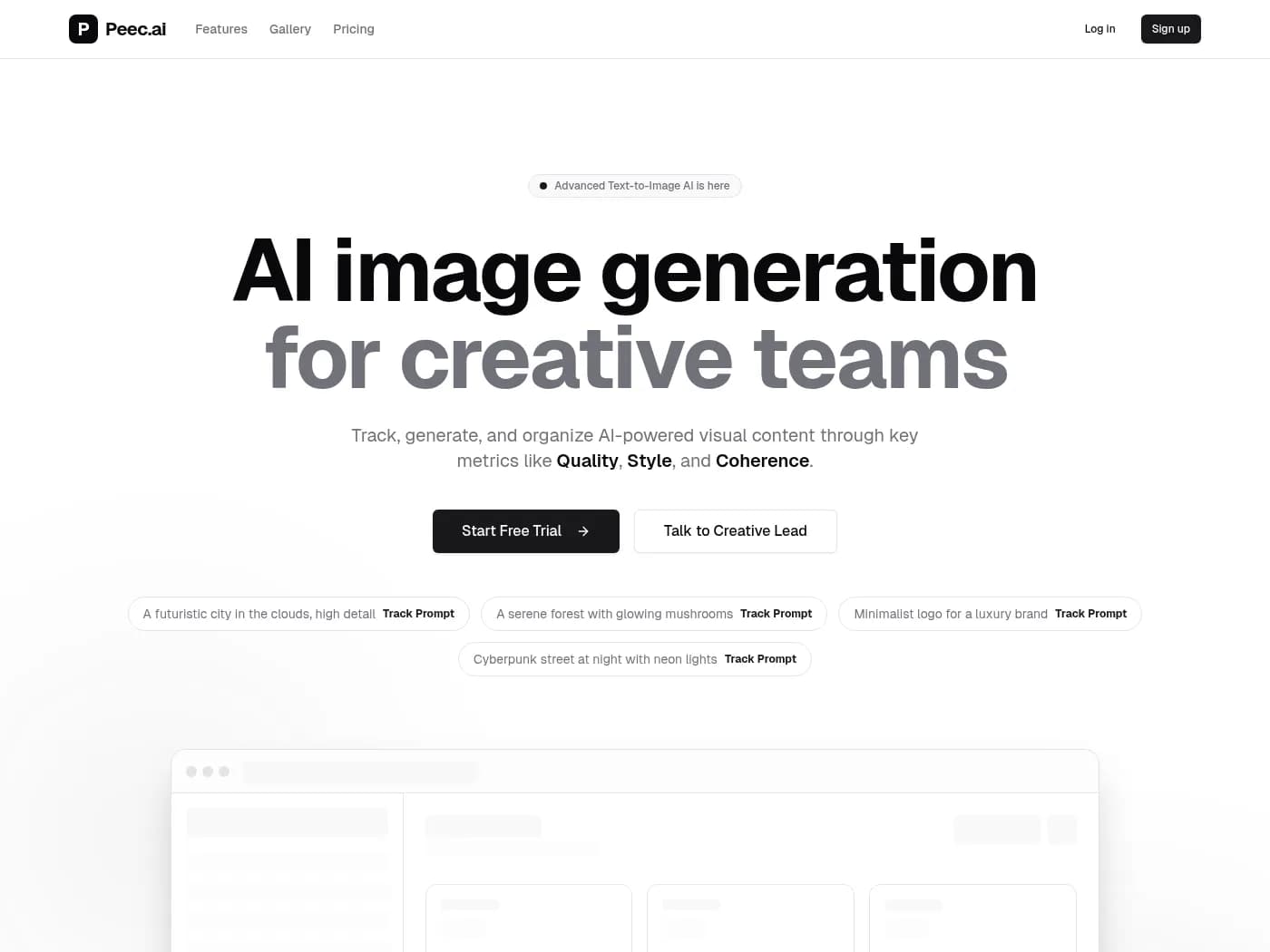 Peec.ai Web Clone