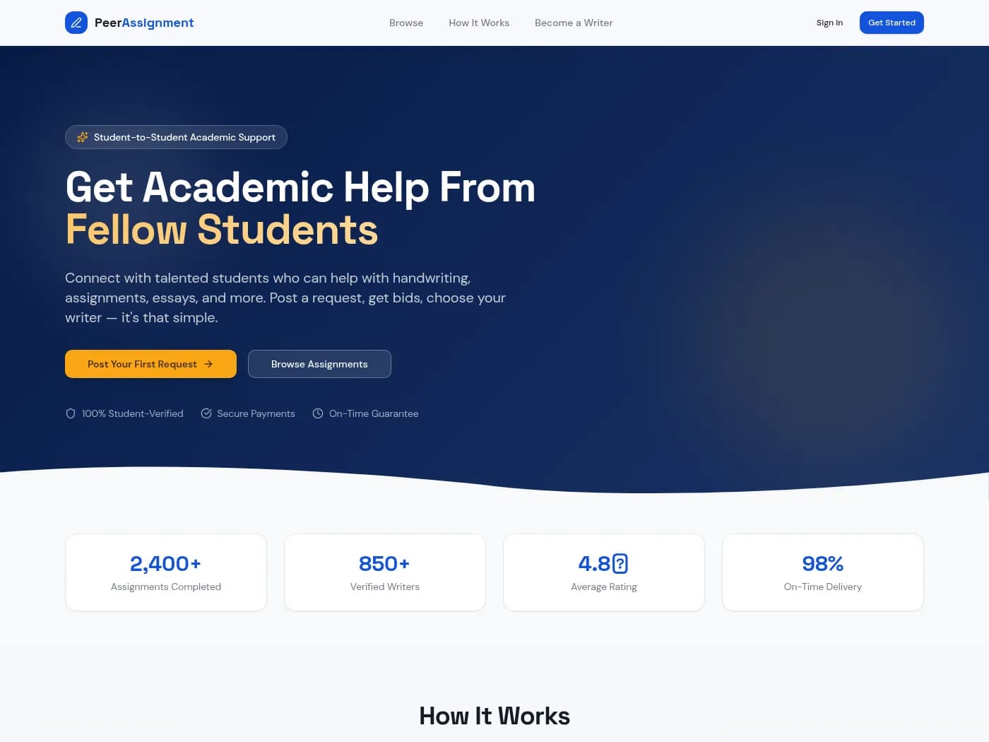 PeerAssignment Hub