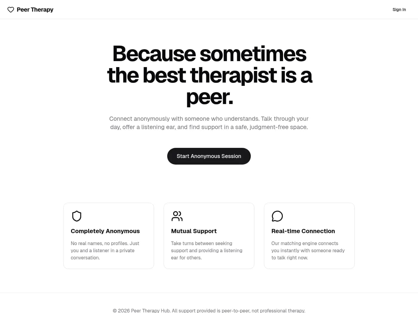 Peer Therapy Hub