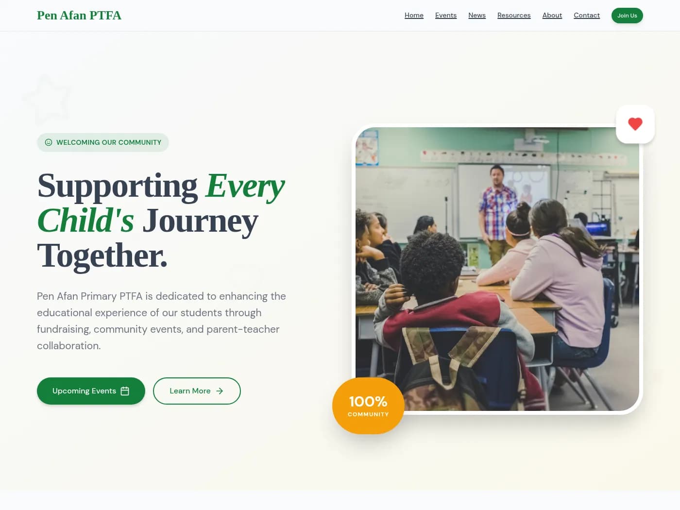 Pen Afan PTFA Website