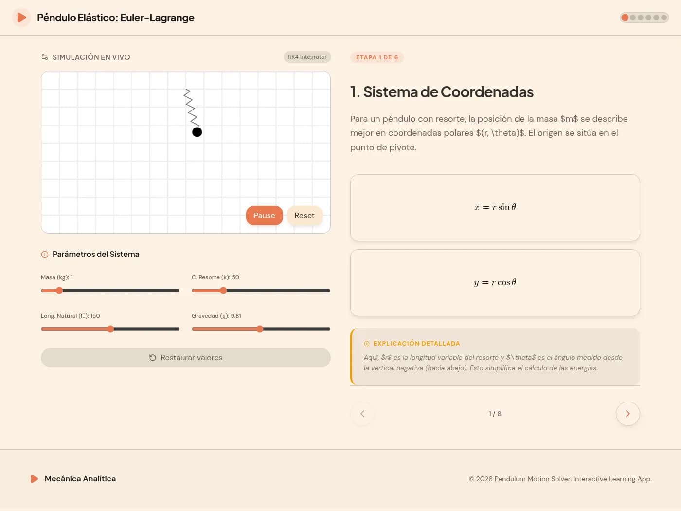 Pendulum Motion Solver