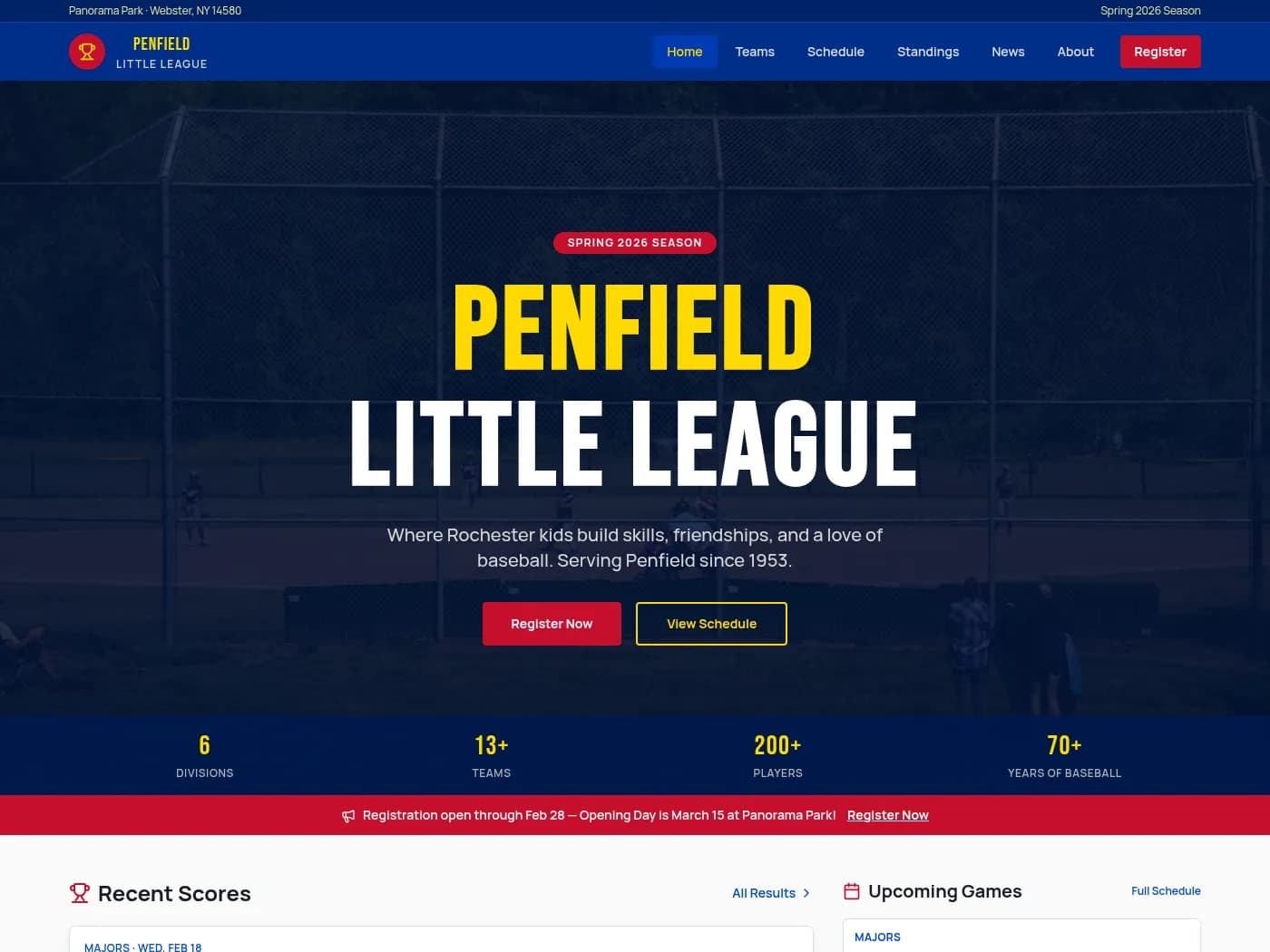 Penfield Little League Hub