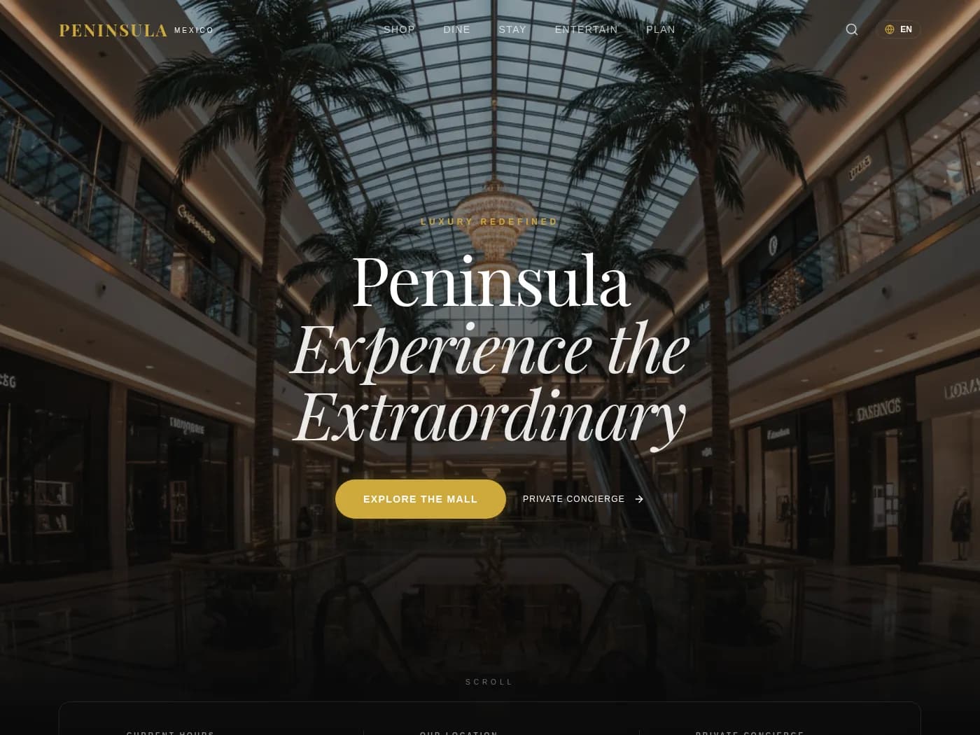 Peninsula Mall Web Portal