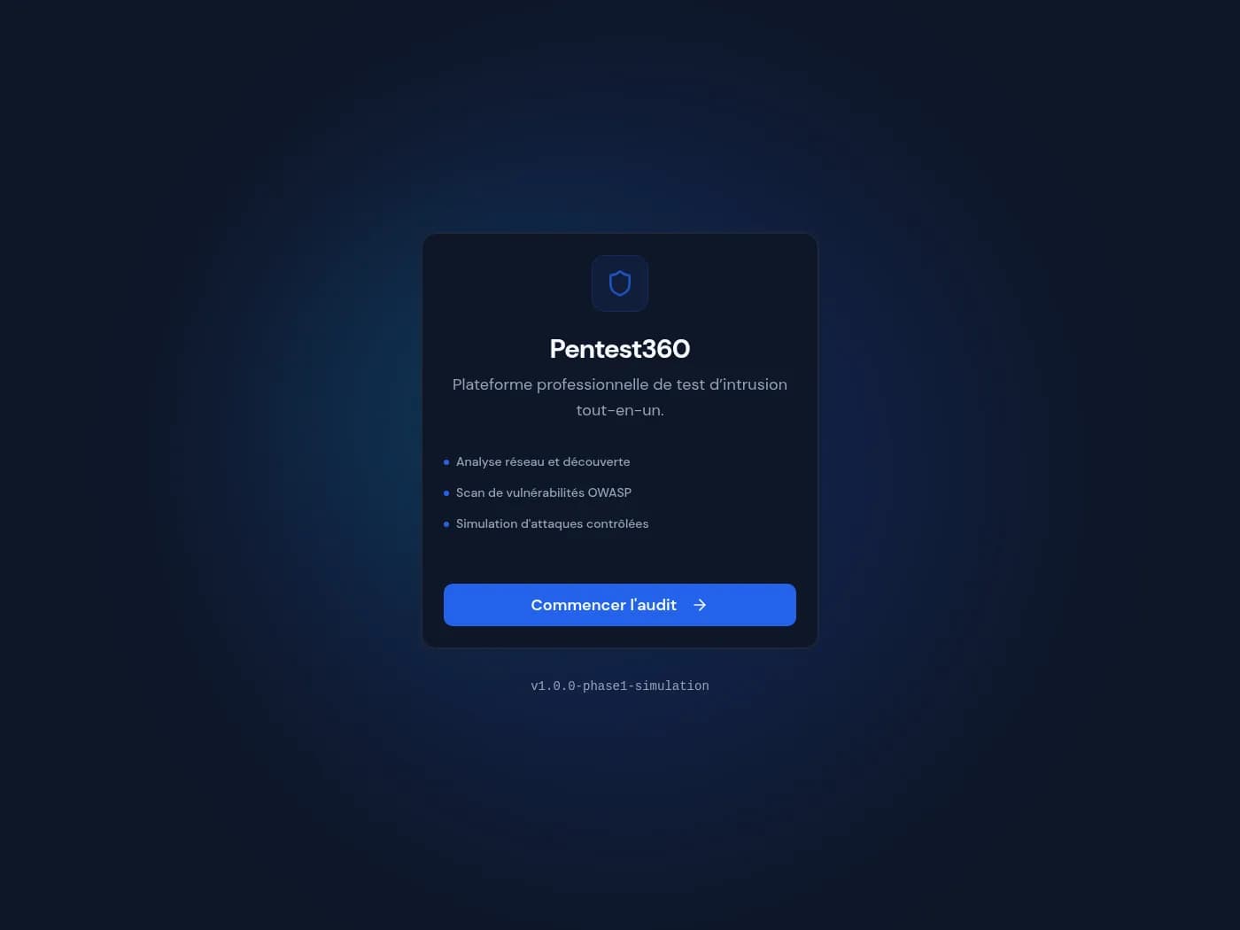 Pentest360 Plateforme Sécurité