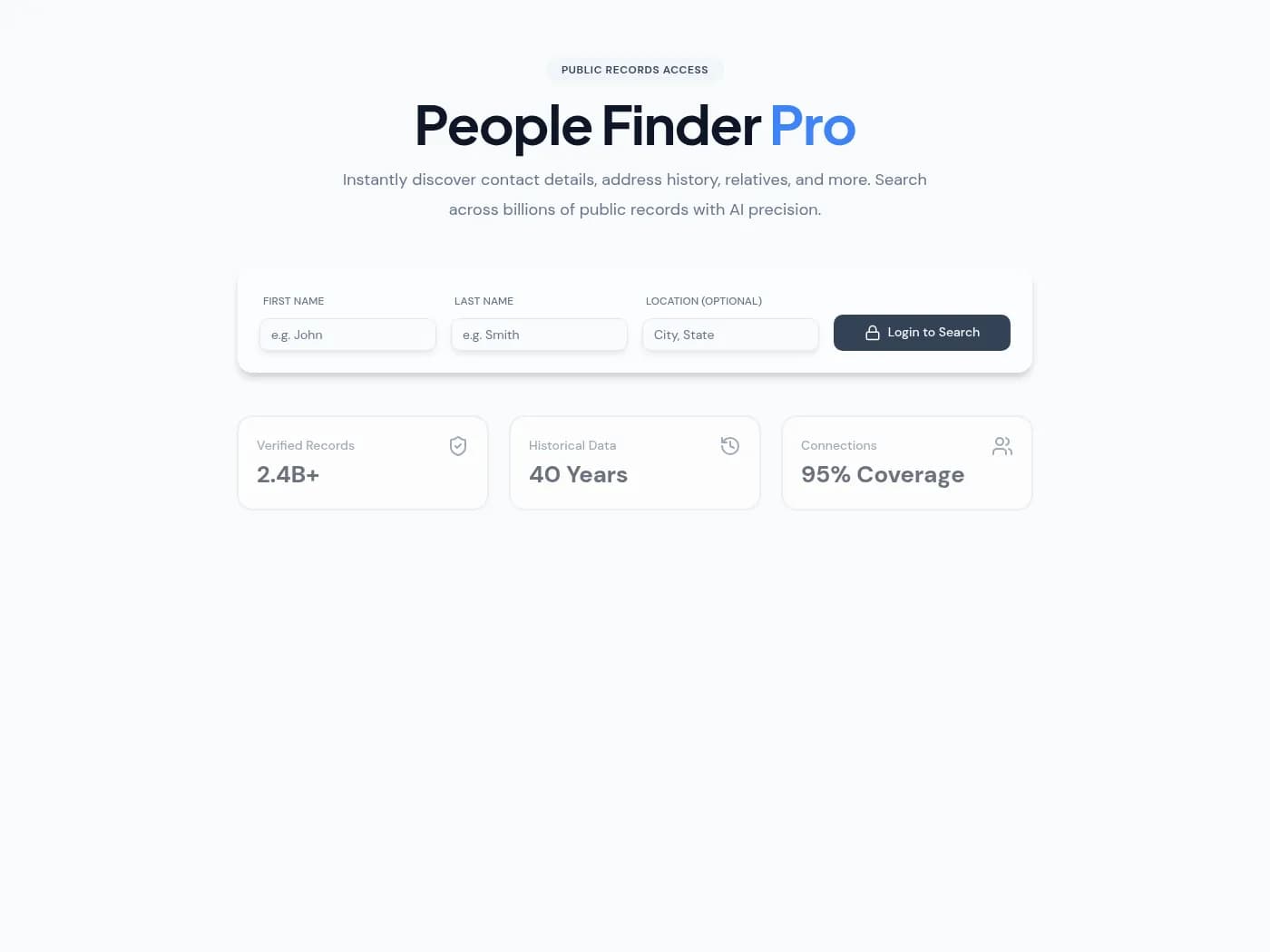 People Finder Pro