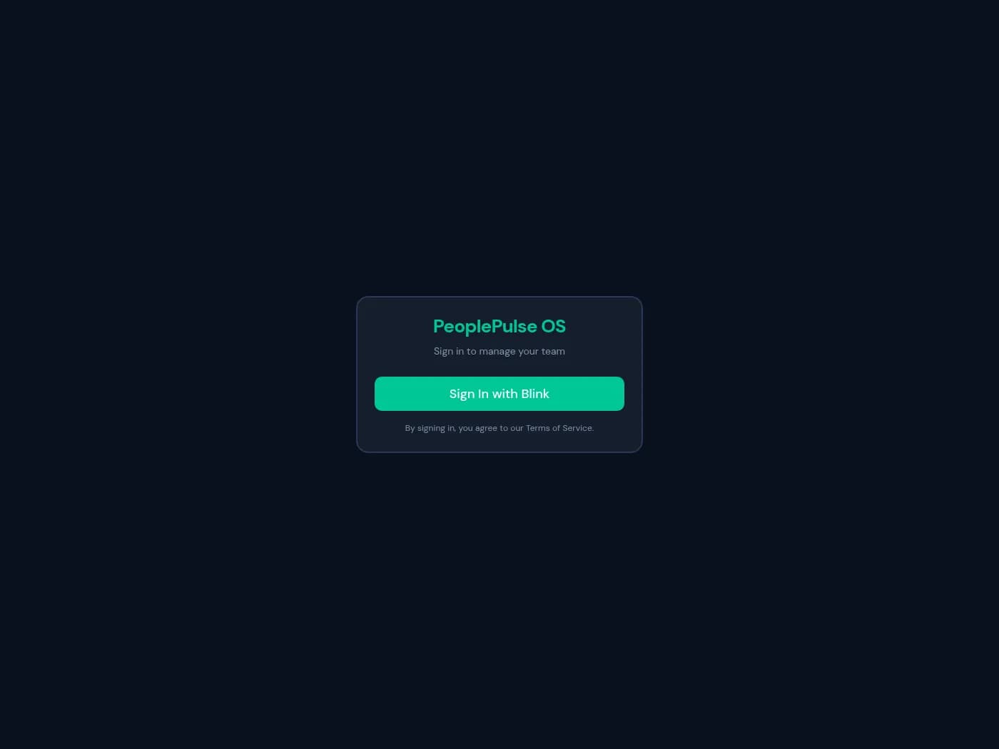 PeoplePulse OS