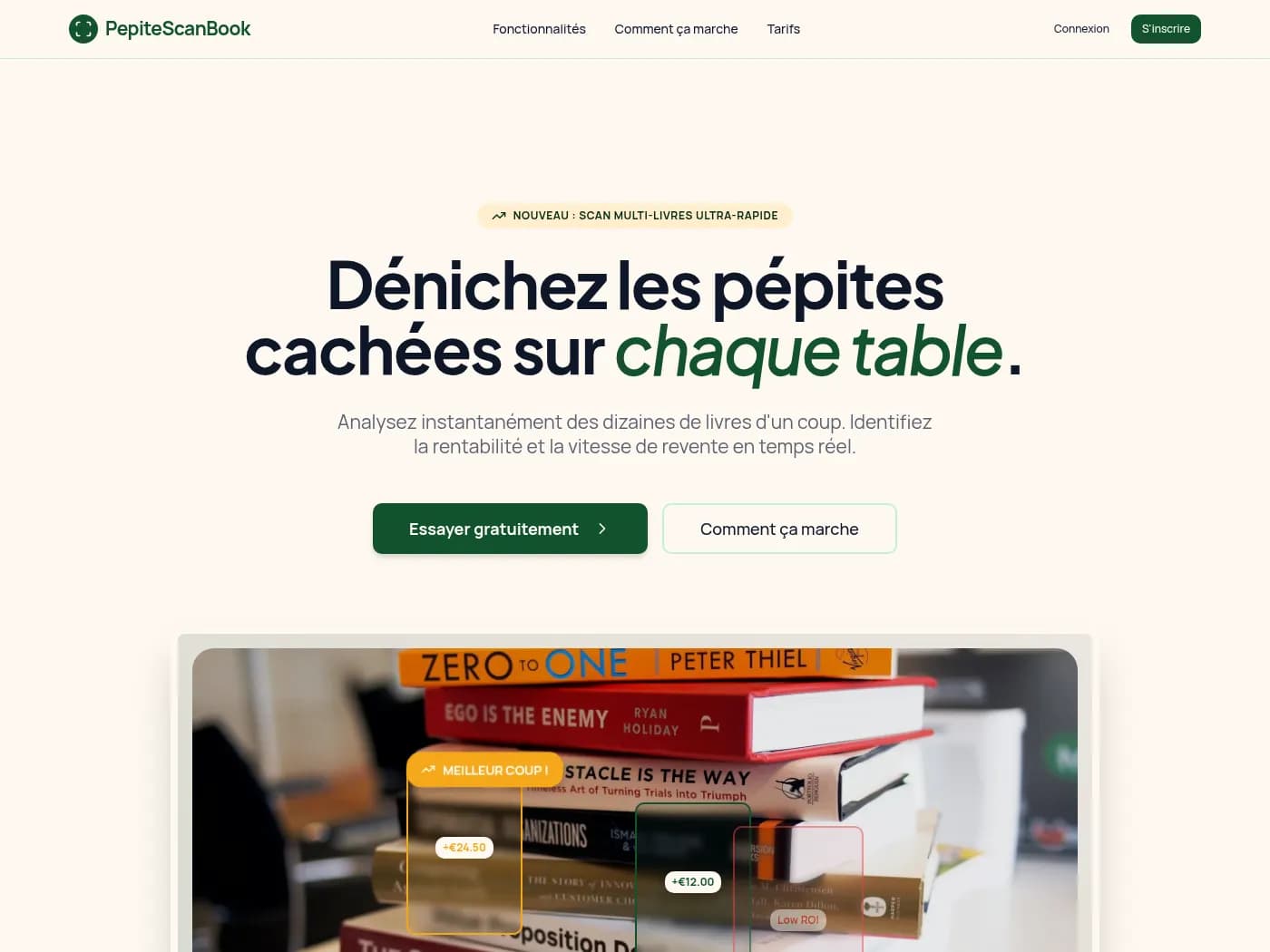 PepiteScanBook App