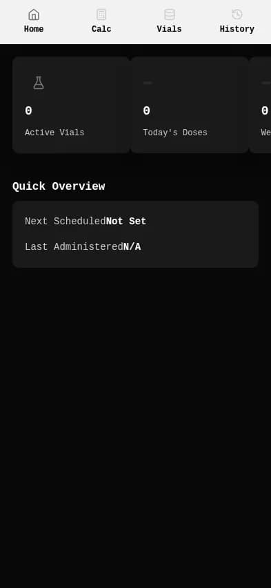 Peptide Dose Tracker