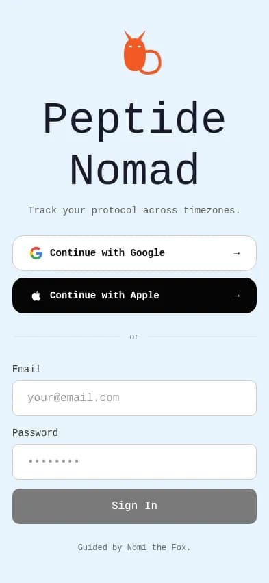 Peptide Nomad