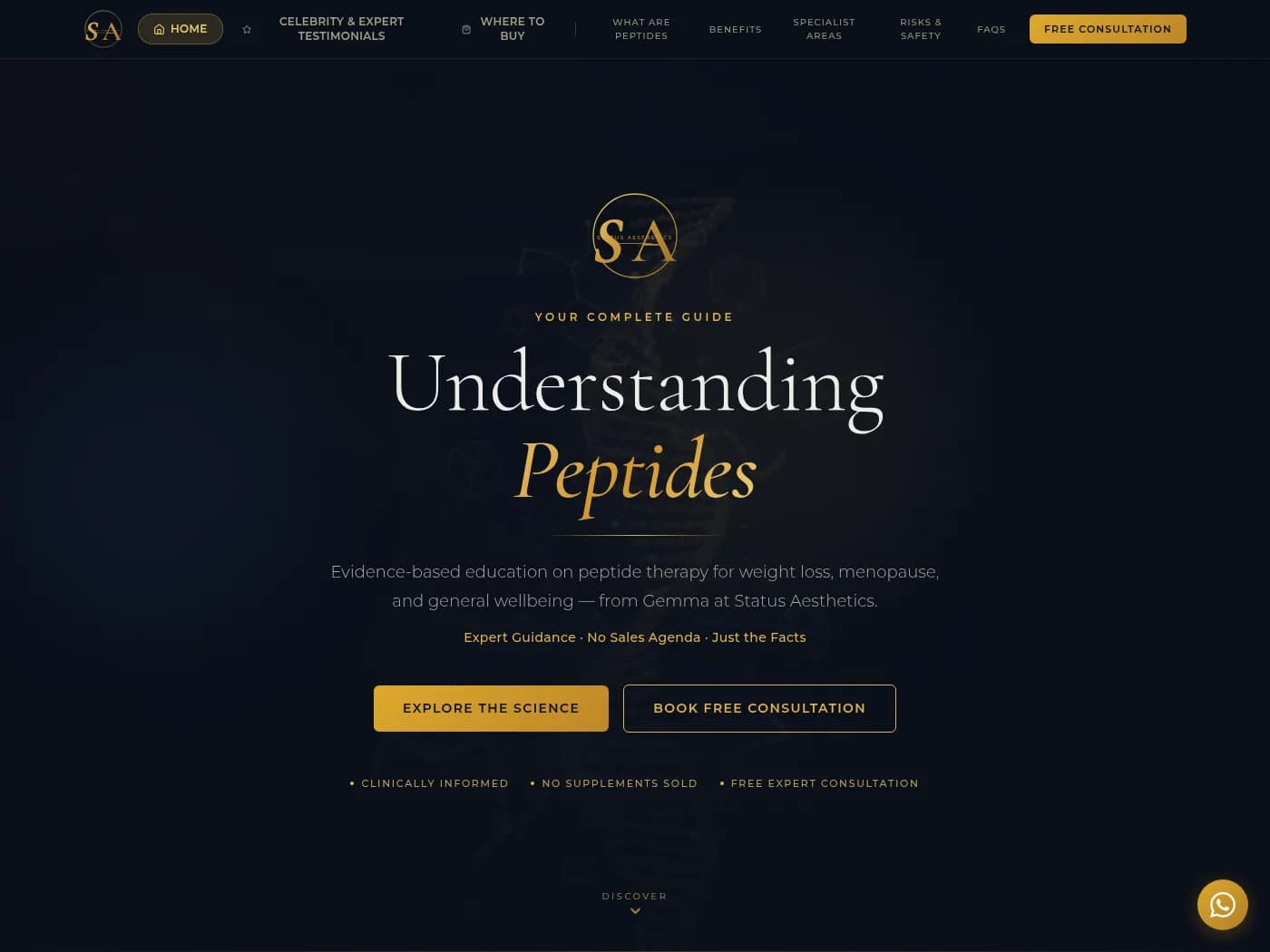 Peptide Info Microsite