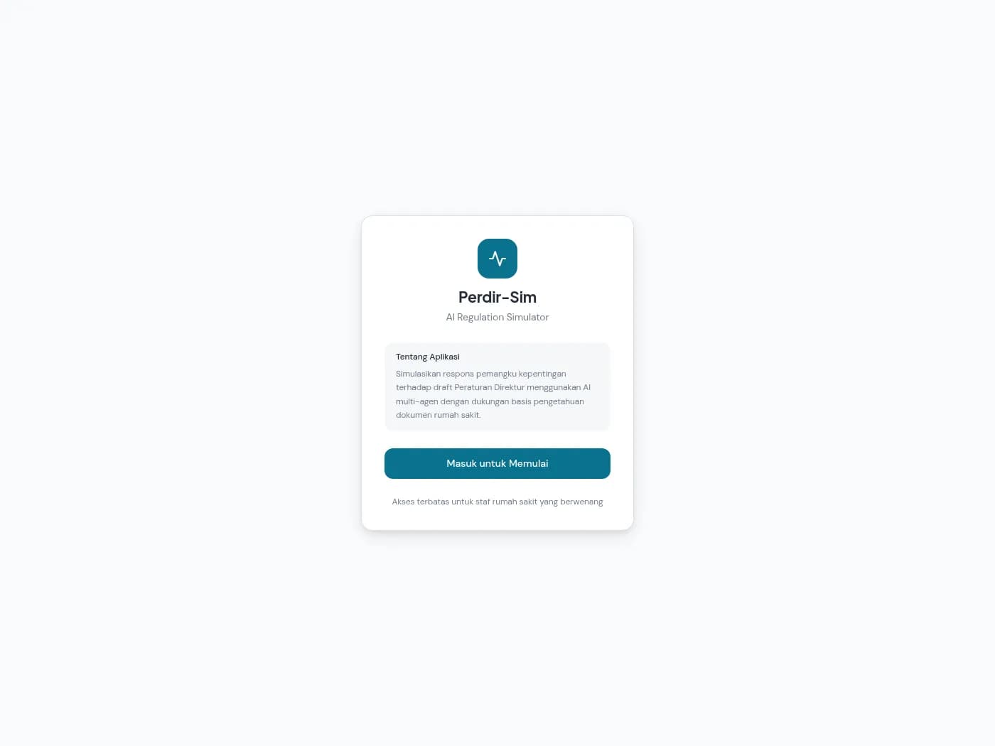 Perdir-Sim AI Simulator