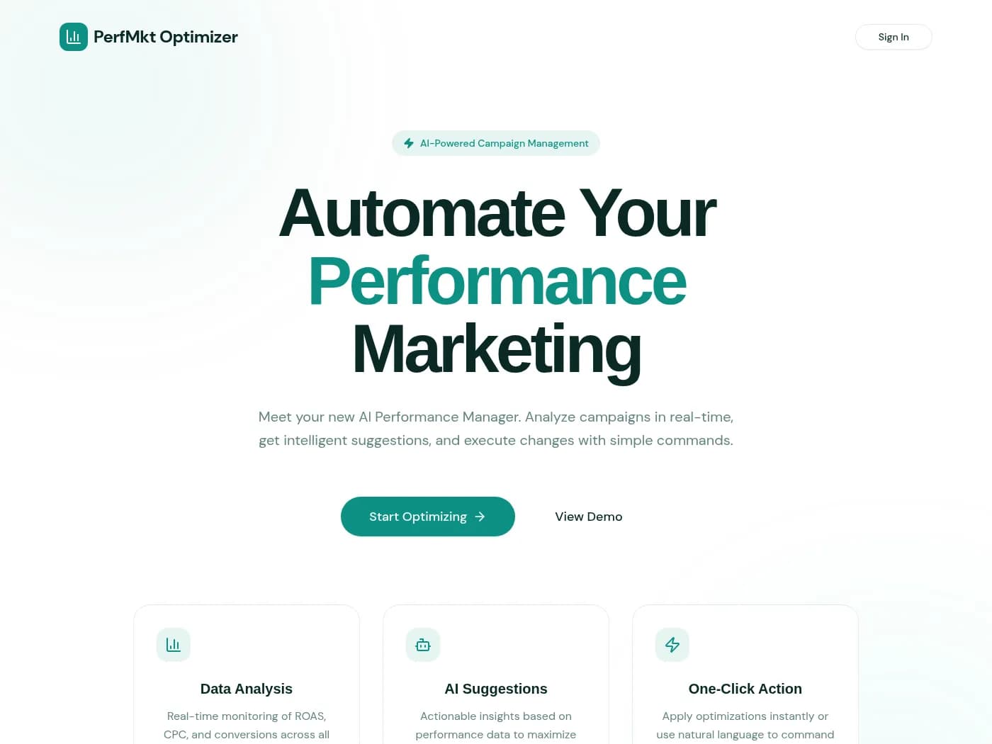 PerfMkt Optimizer