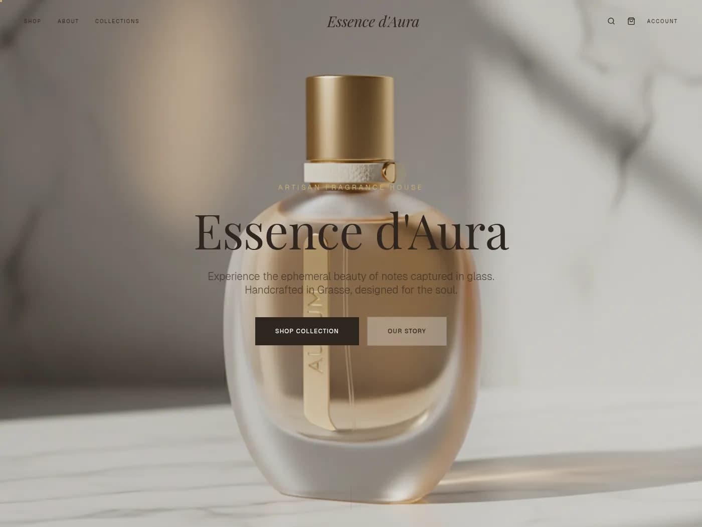 Perfume Luxe Landing