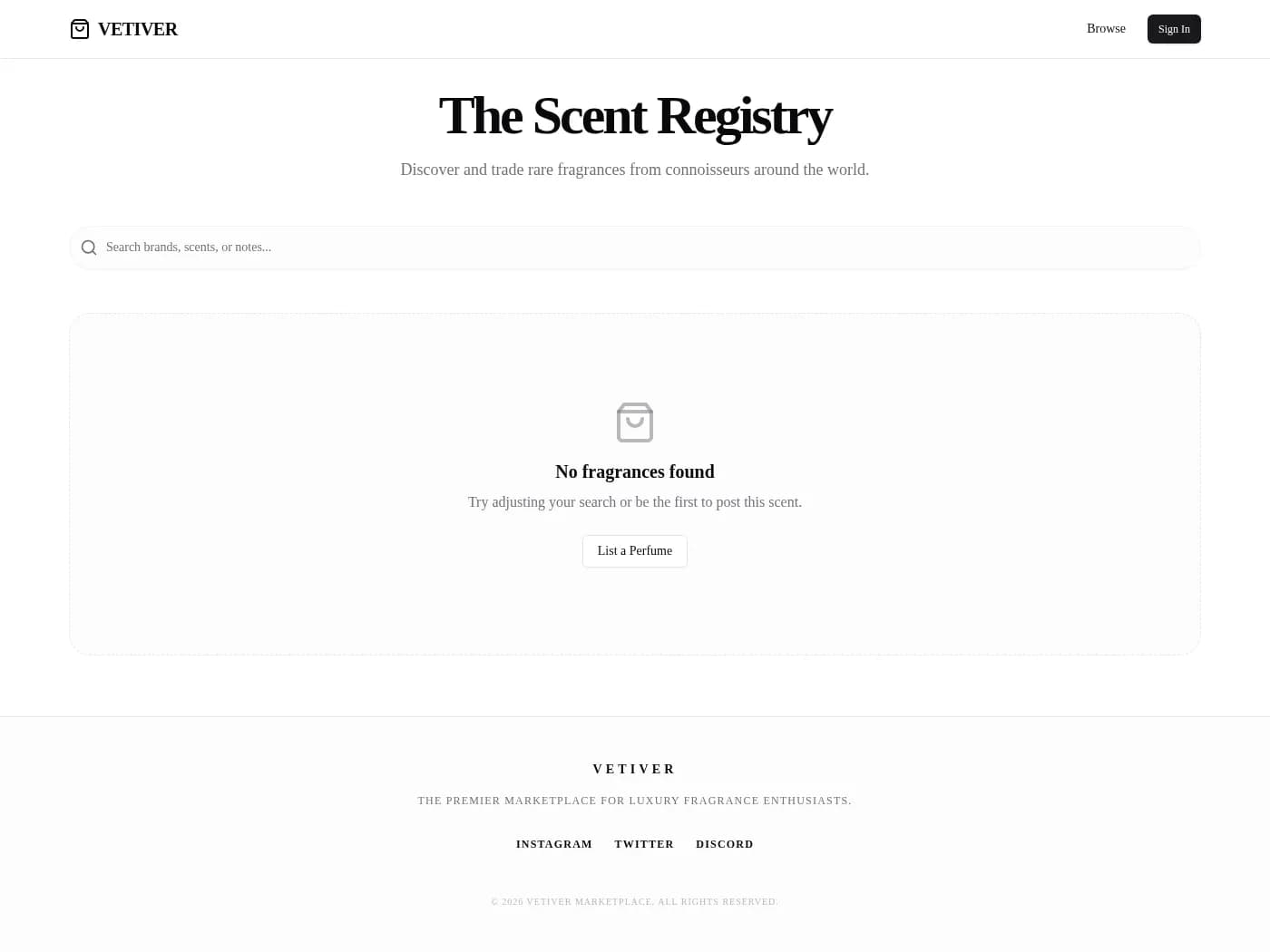 Perfume Marketplace