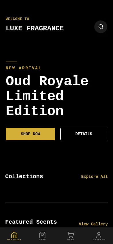 PerfumePro Mobile Shop