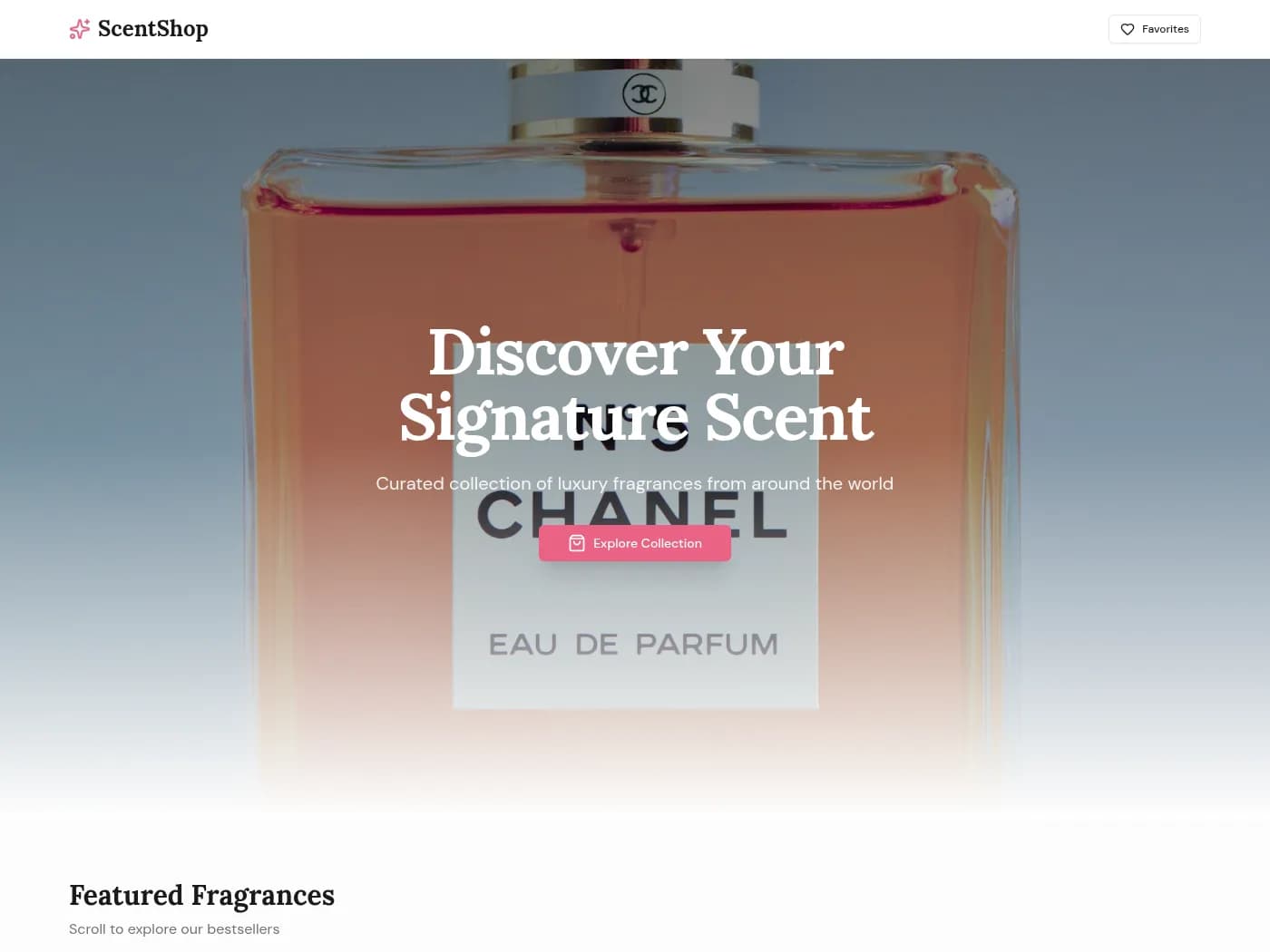ScentShop Web Experience