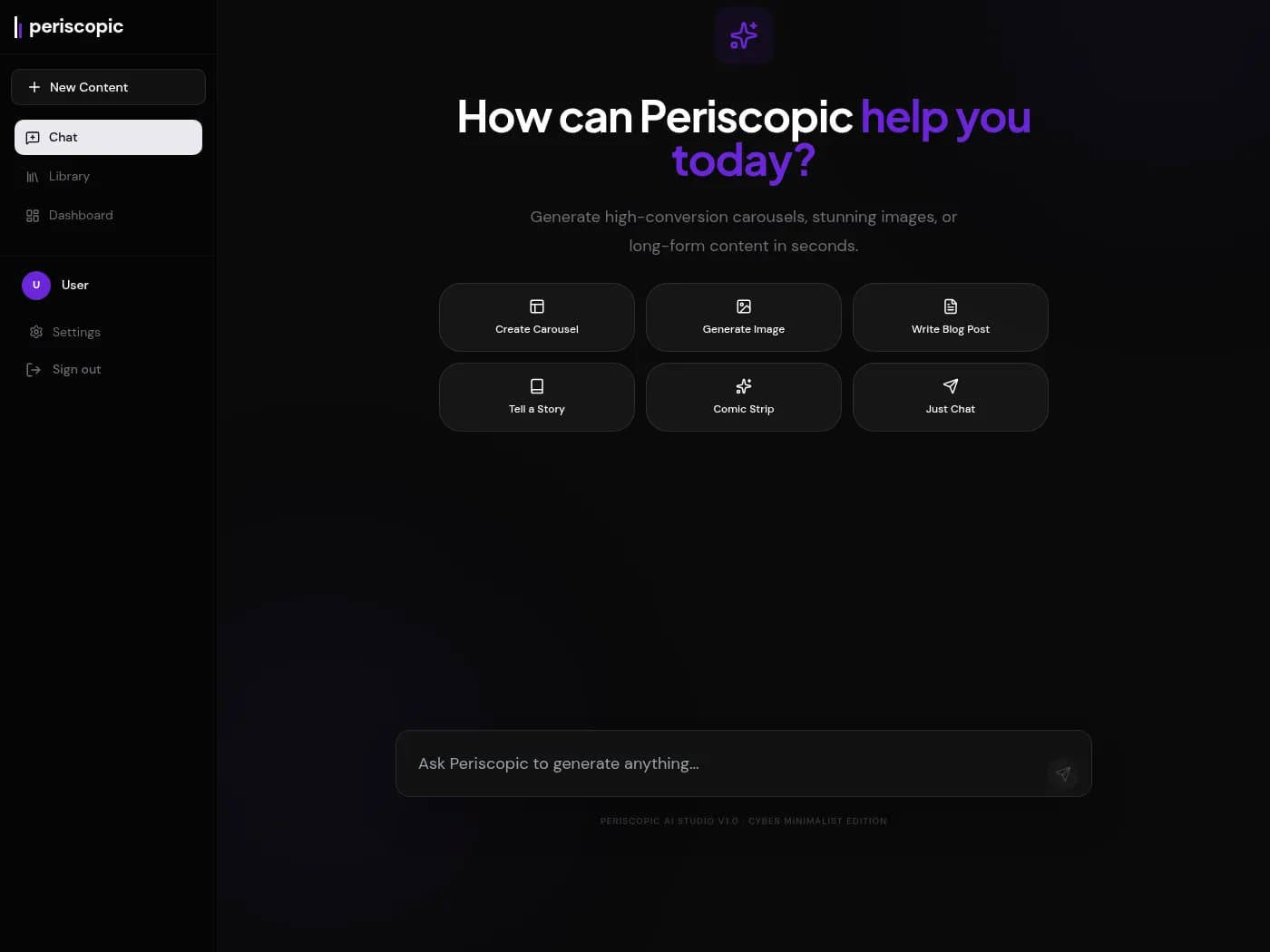 Periscopic AI Studio