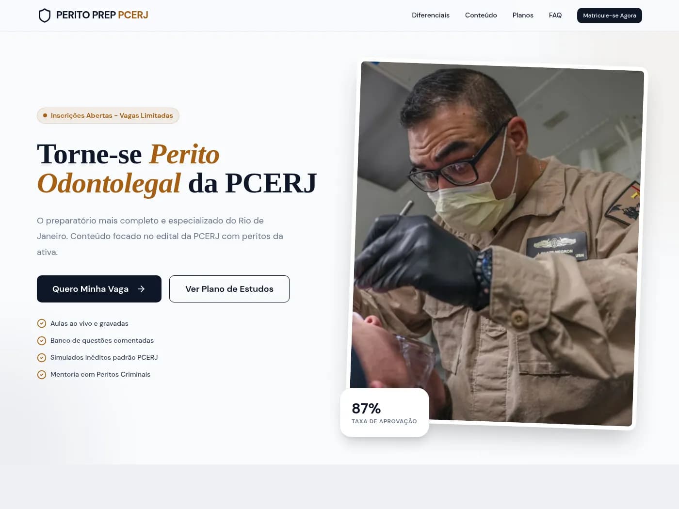 PCERJ Perito Prep Landing
