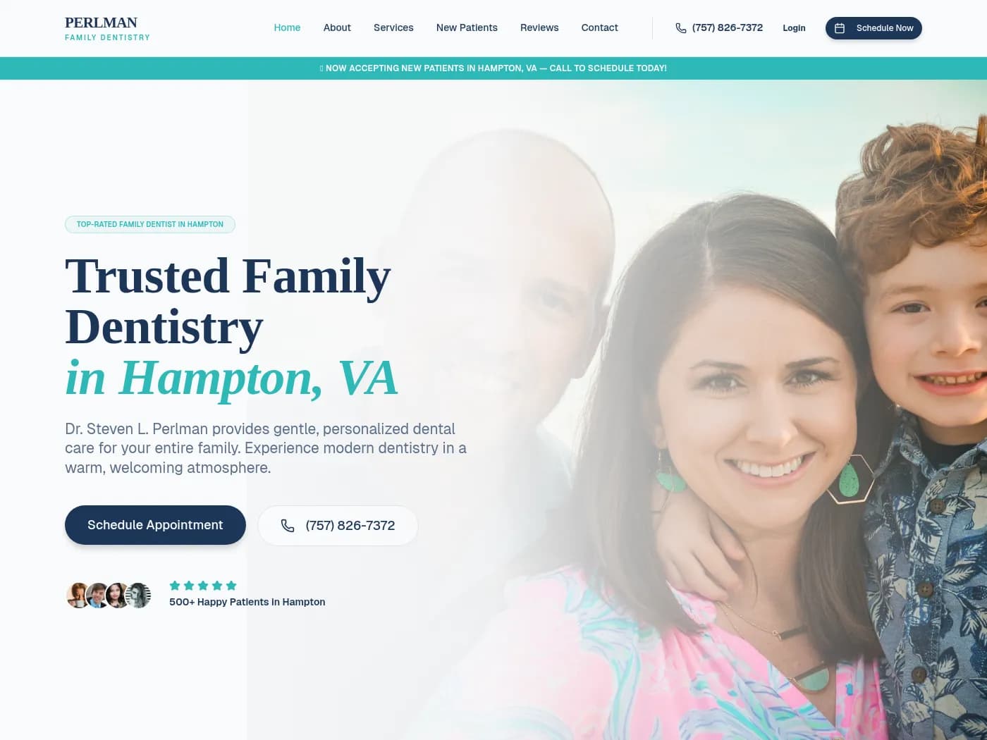 Perlman Dental Website