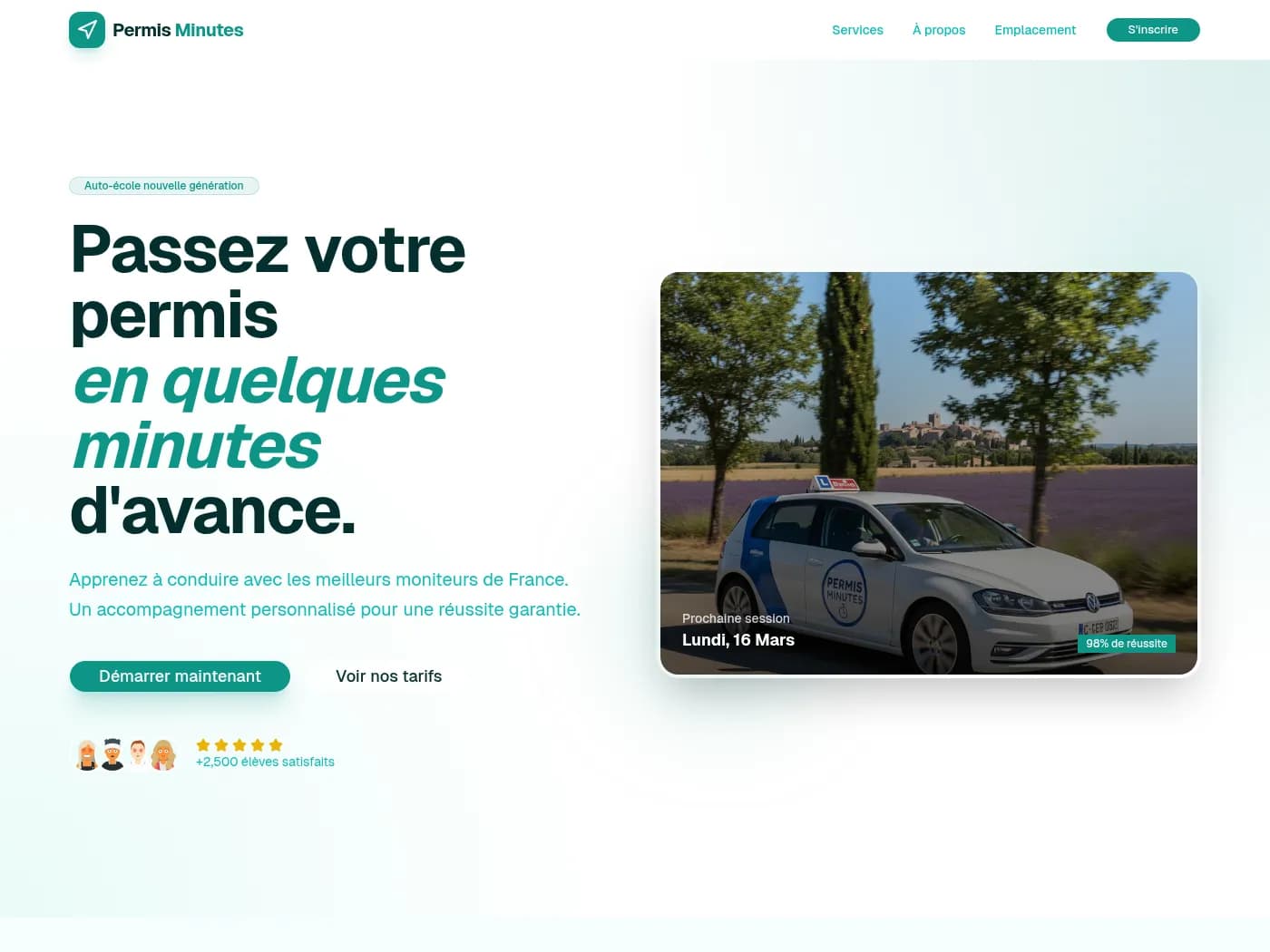 Permis Minutes École