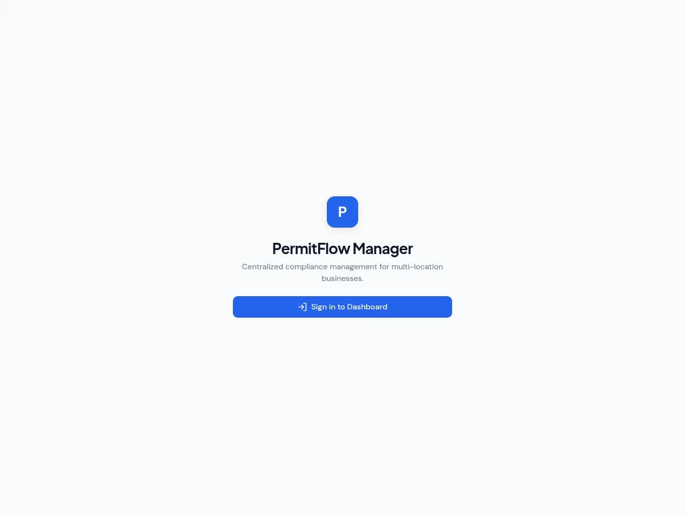 PermitFlow Manager