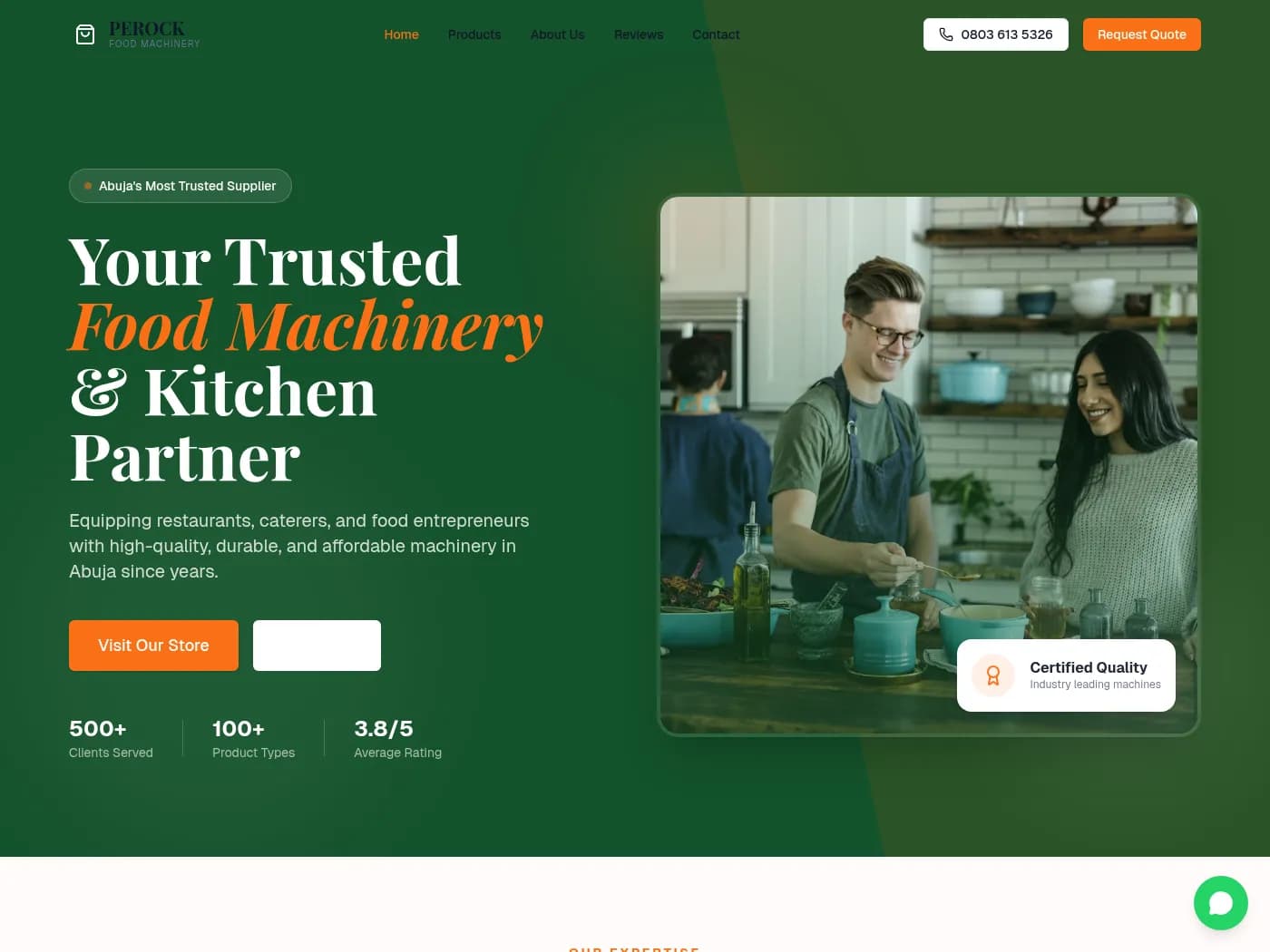 Perock Food Machinery Site