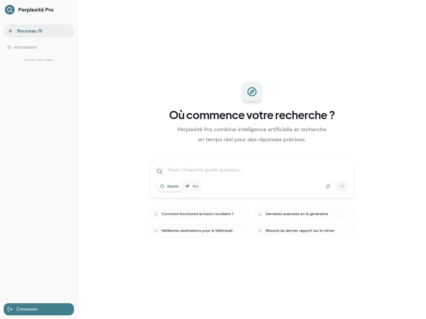 Perplexité Pro App