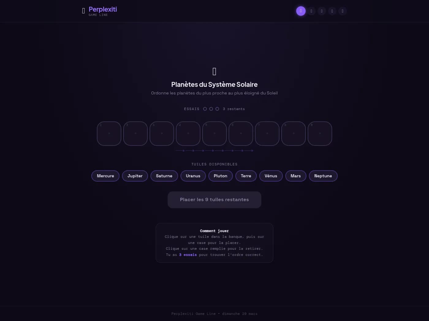 Perplexiti Game Line