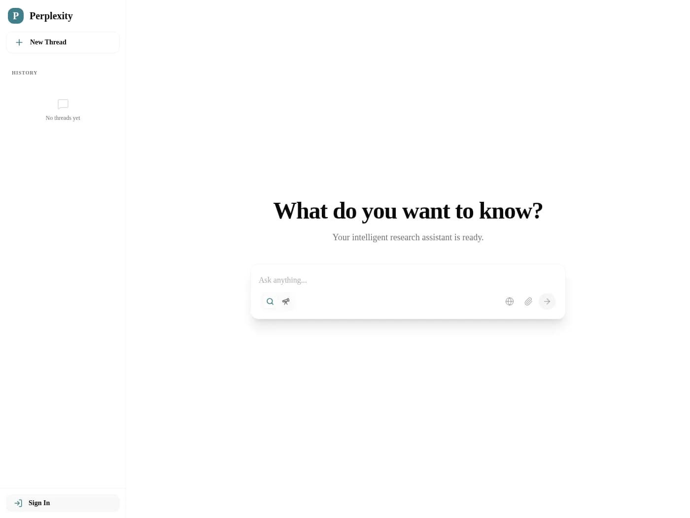 Perplexity AI Clone