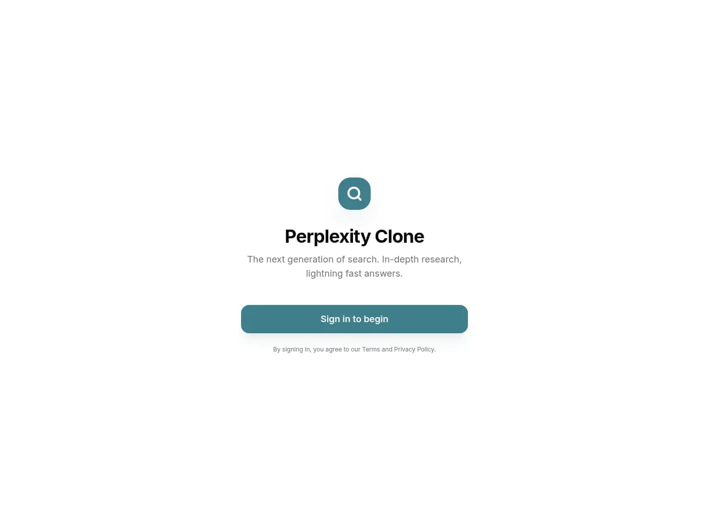 Perplexity Clone