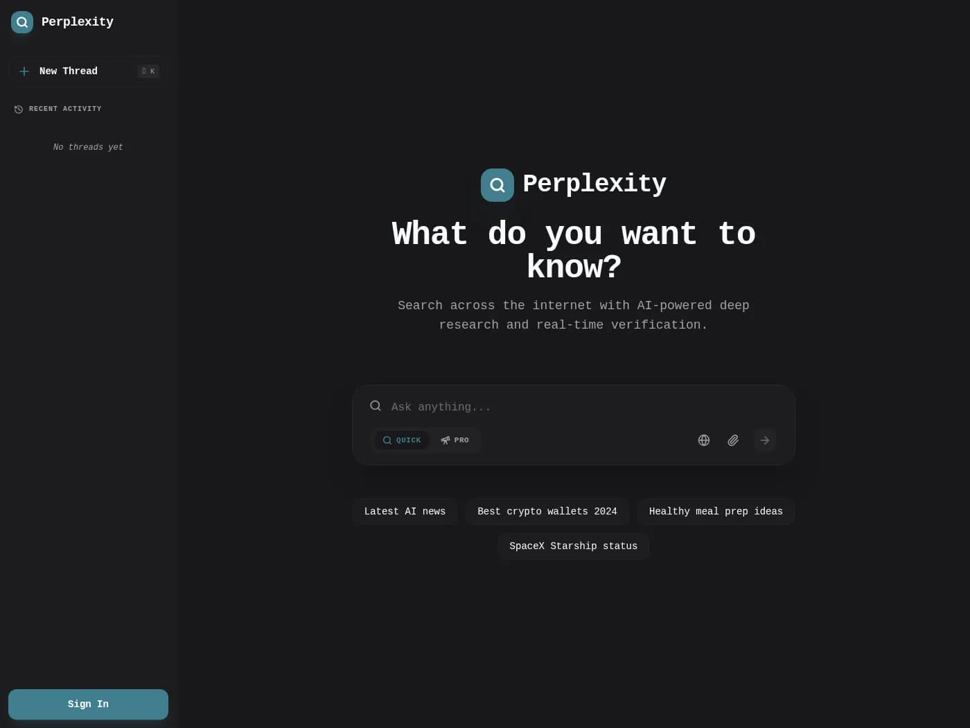 Perplexity Clone