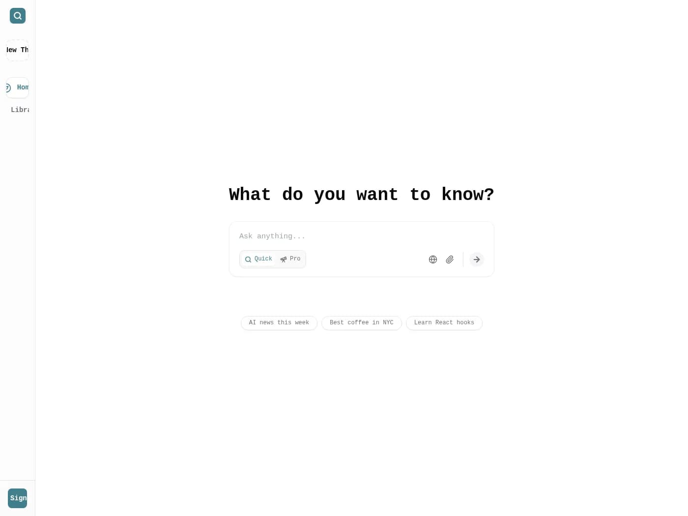 Perplexity Clone