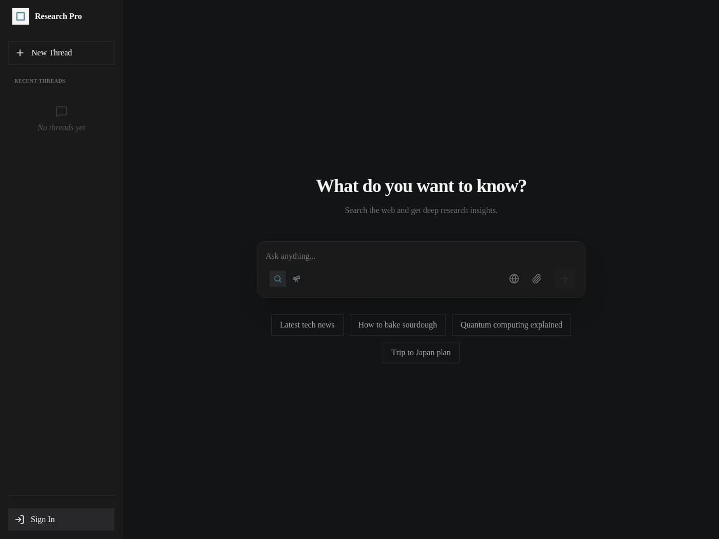 Perplexity Clone Pro