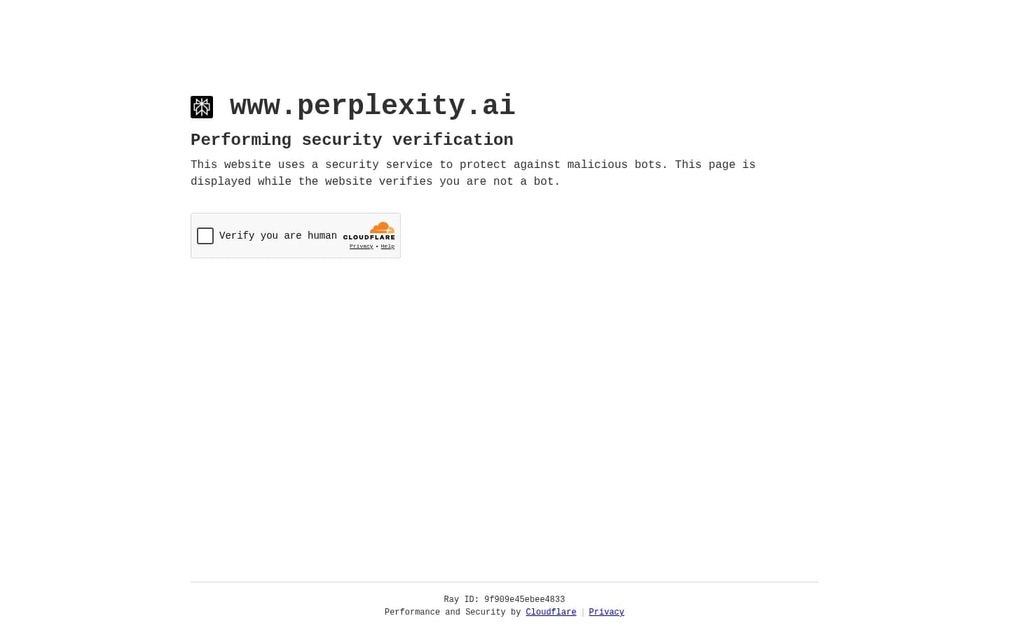 Perplexity AI homepage 2026