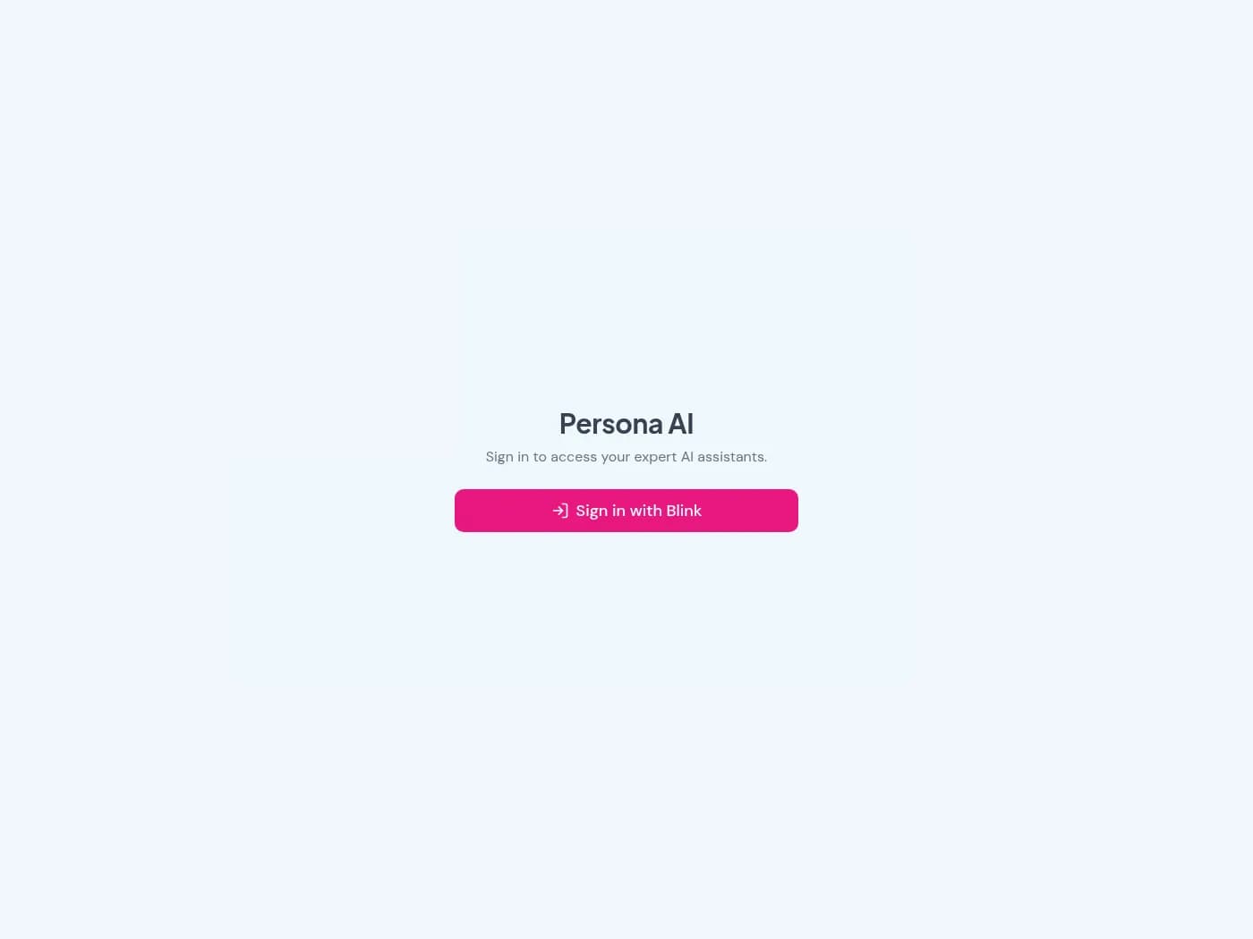 Persona AI Frontend