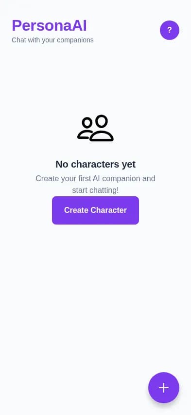 PersonaAI Chatbot